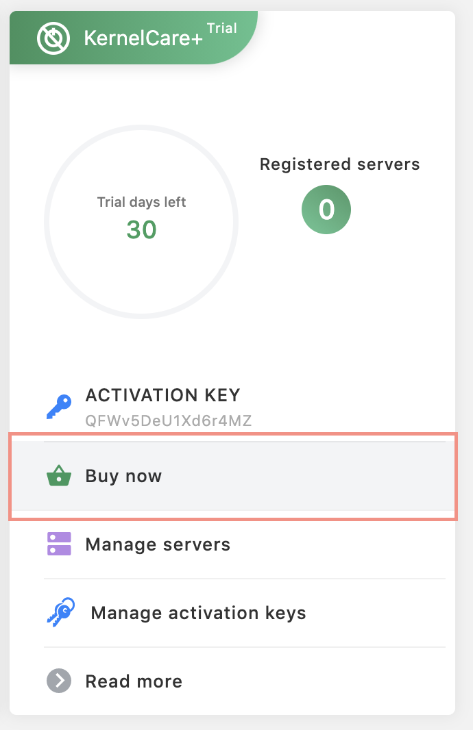 How to Try or Purchase KernelCare+ (2 Different Ways) - TuxCare